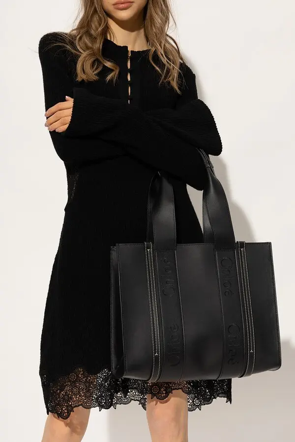 Chloé Woody Medium Shopper Bag