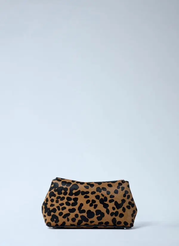 TOTEME Printed Foldover Top Clutch Bag