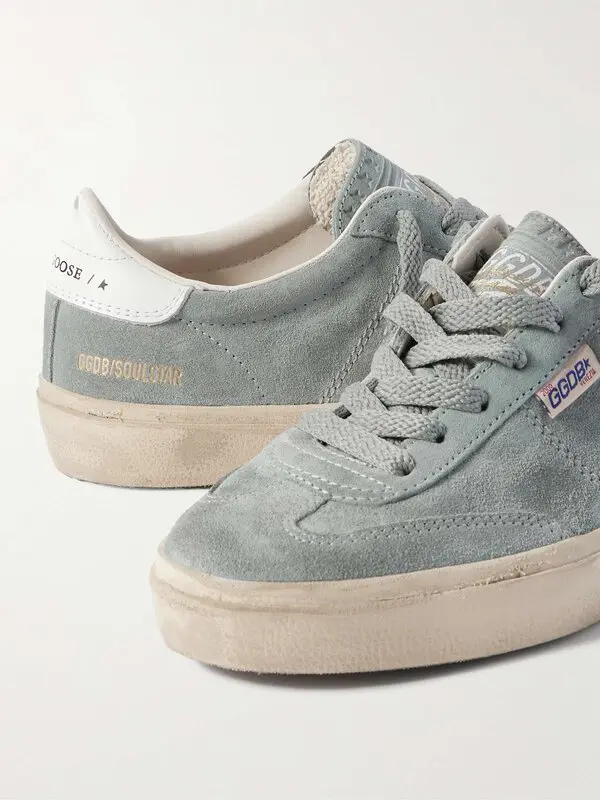 GOLDEN GOOSE Soul Star Lace-up Sneakers - Gray