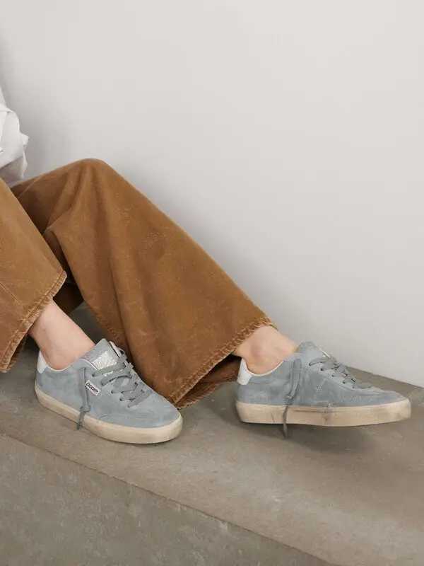 GOLDEN GOOSE Soul Star Lace-up Sneakers - Gray
