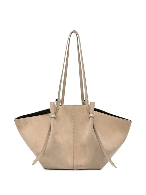 Yuzefi Large Mochi Suede Shoulder Bag