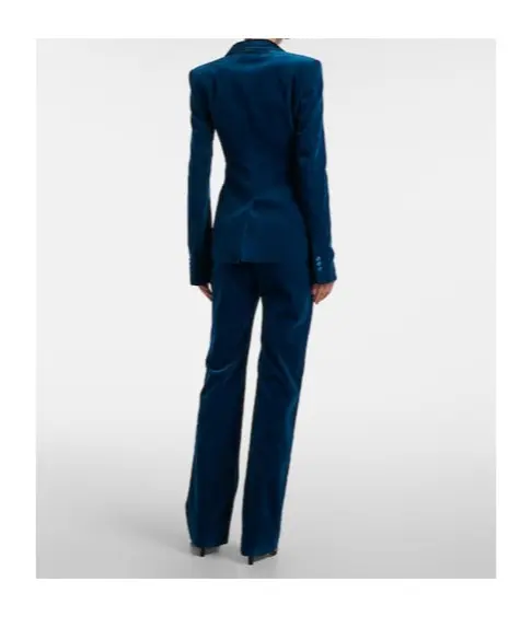 Rabanne Cotton-blend Velvet And Satin Blazer