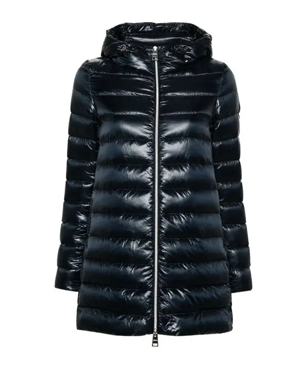 Herno Hooded Puffer Coat - Black