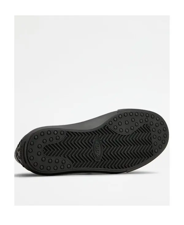 TOD'S Logo-debossed Round Toe Lace-up Sneakers