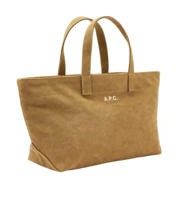 A.p.c. Small Le Drummer Logo-embroidered Canvas Tote Bag