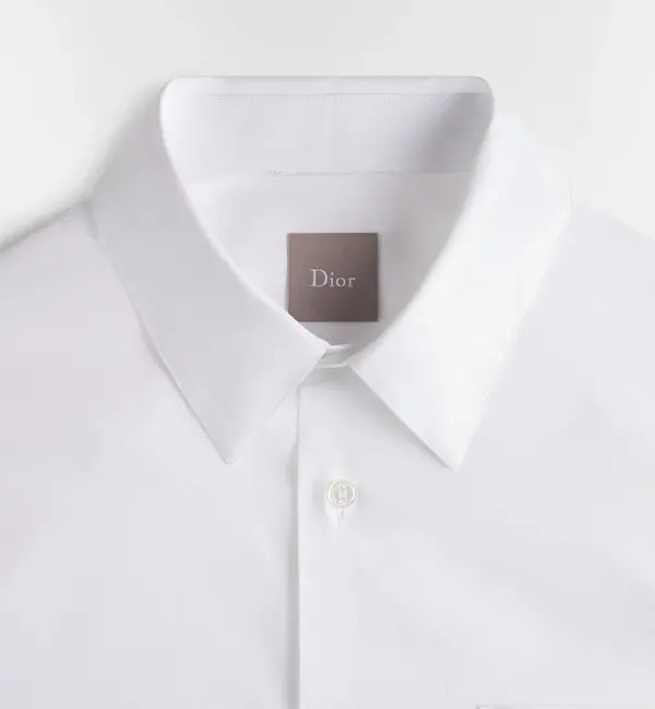 Dior Short-sleeved Shirt With Secret Garden Embroidery
