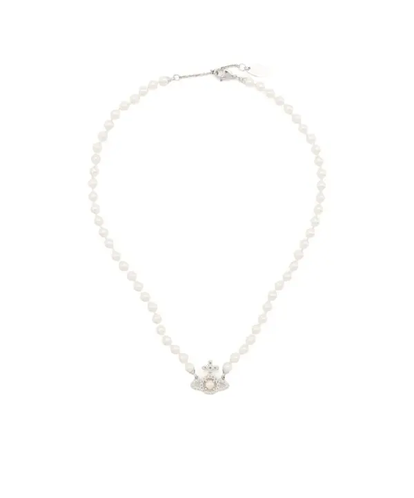 VIVIENNE WESTWOOD Olympia Pearl Necklace - White