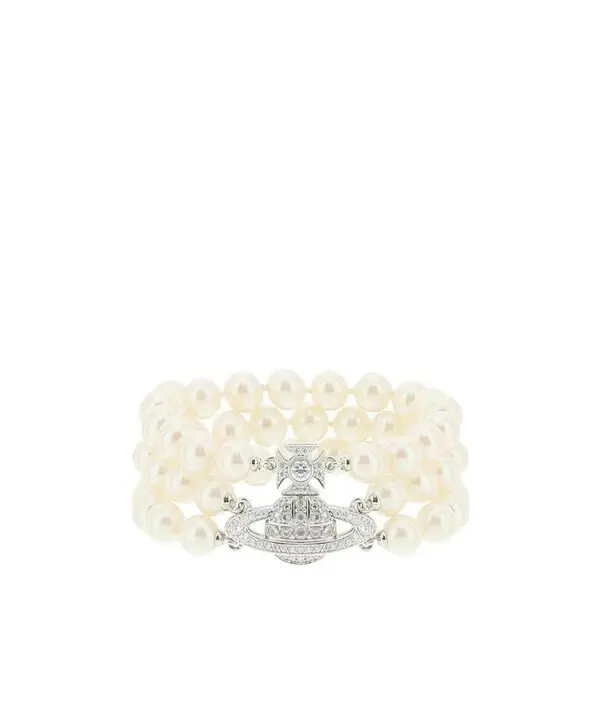 VIVIENNE WESTWOOD Three-row Orb Choker Necklace