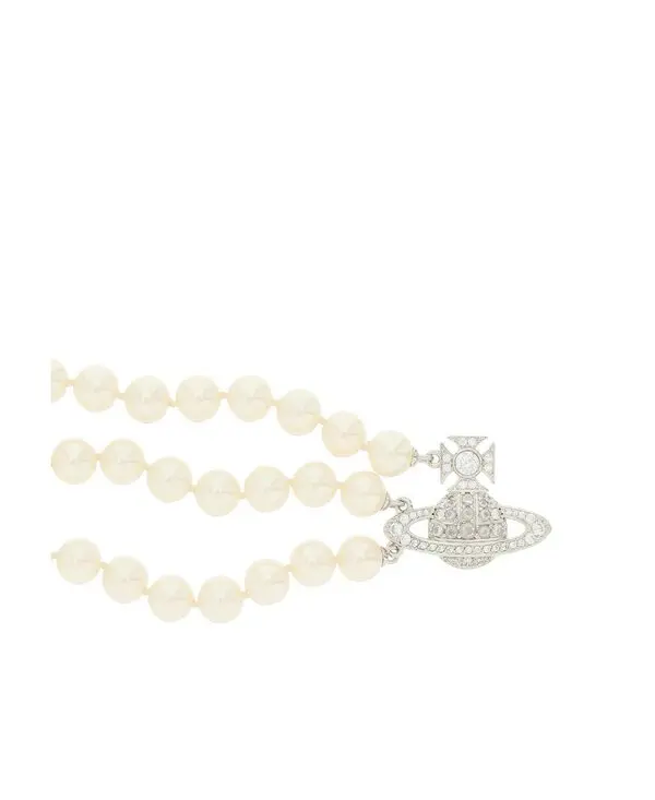 VIVIENNE WESTWOOD Three-row Orb Choker Necklace