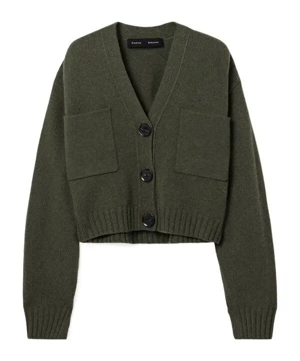 Proenza Schouler Sofia Cardigan - Green