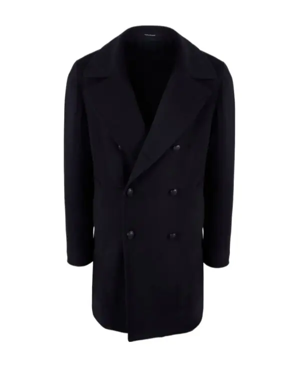 Tagliatore Double-breasted Virgin Wool Coat