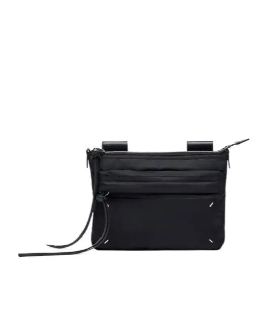 MAISON MARGIELA Zip-up Cross Body Bag Bag - Black