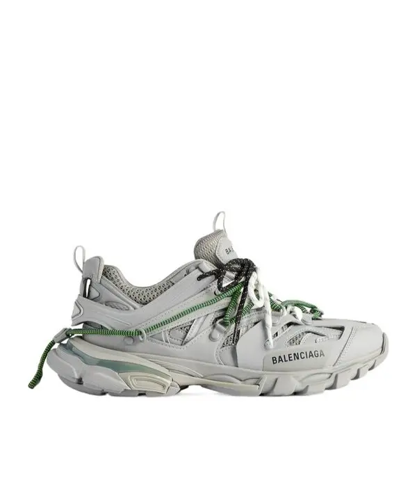 Balenciaga Track Trail Lace-up Sneakers - Grey/yellow/white/navy
