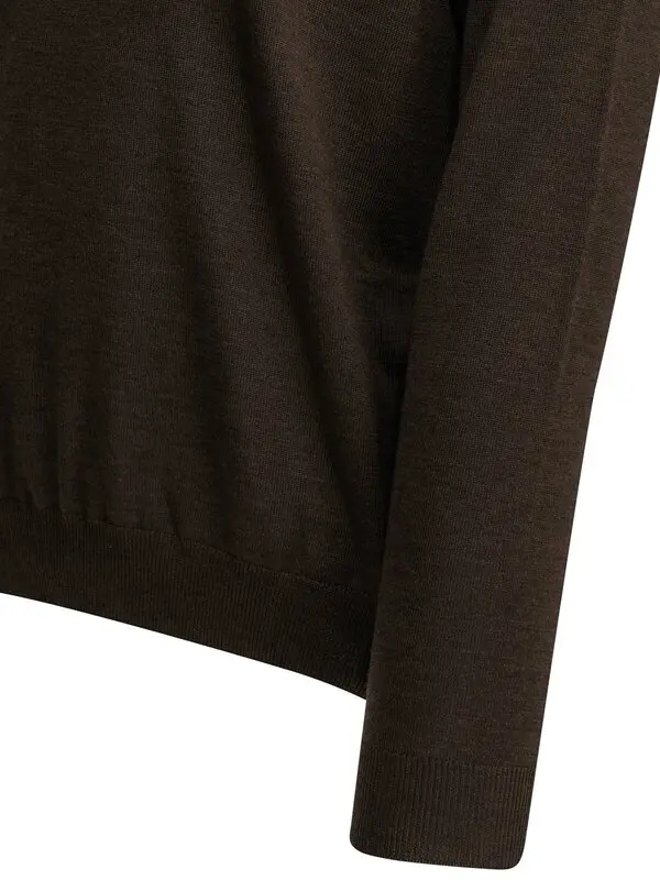 Celine Crewneck Sweater In Fine Wool