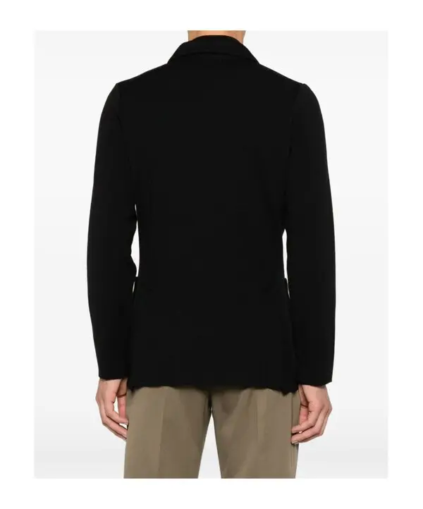 LARDINI Double Breasted Knitted Blazer