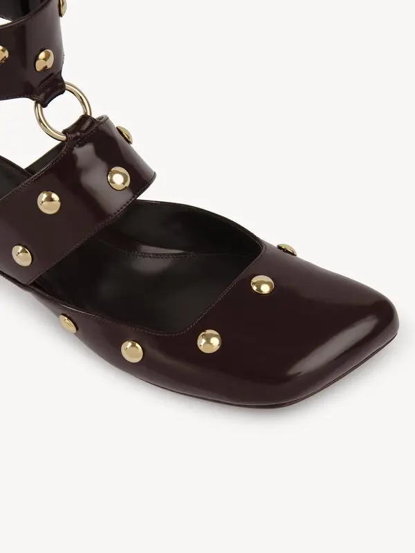 Chloé Embellished Ankle Strap Sandals