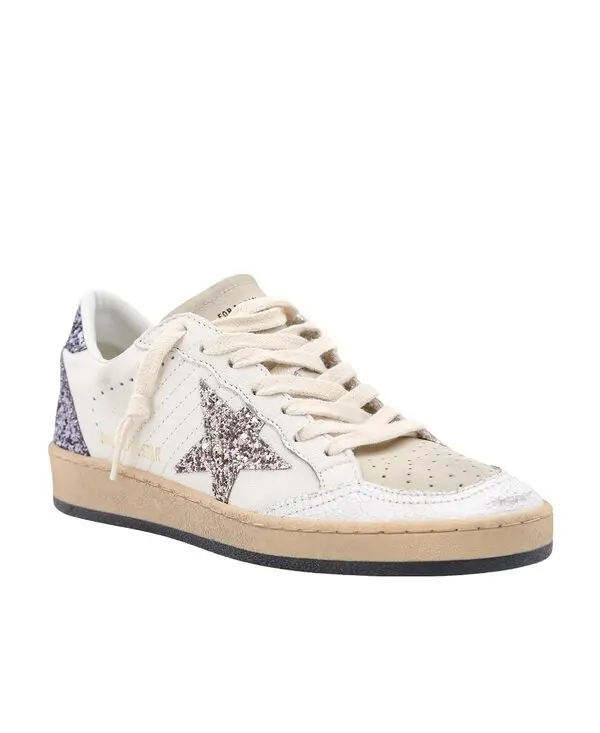 GOLDEN GOOSE Ballstar Glittered Sneakers