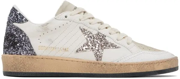 GOLDEN GOOSE Ballstar Glittered Sneakers