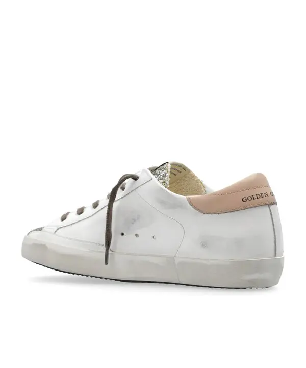 GOLDEN GOOSE Star Patch Glittered Sneakers