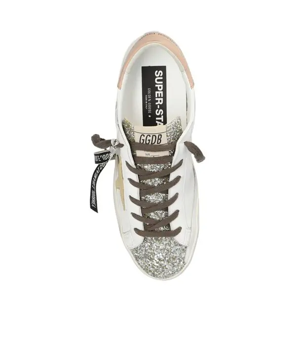 GOLDEN GOOSE Star Patch Glittered Sneakers