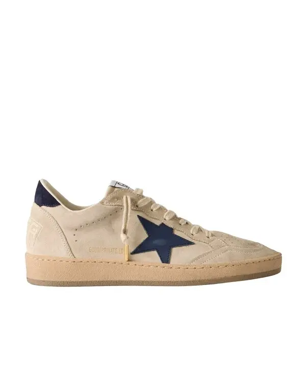 GOLDEN GOOSE Lace-up Low-cut Casual Shoes - Nude
