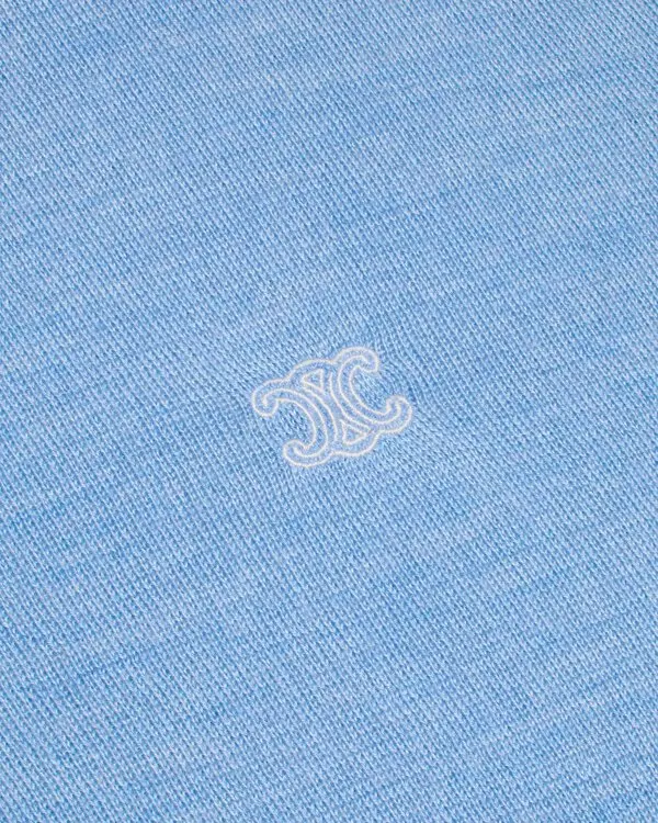 Celine Polo Sweater In Fine Cashmere Silk