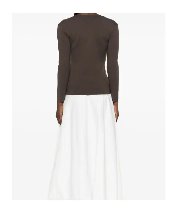 TOTEME V-neck Long-sleeve Sweater - No