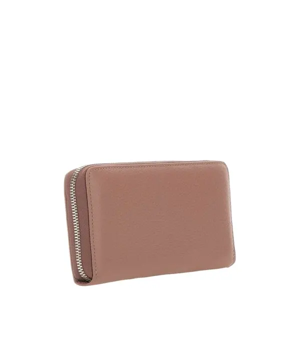 GIANNI CHIARINI Zip-around Pebbled Wallet