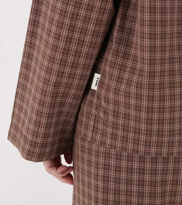 TEKLA Plaid Shirt Pajamas