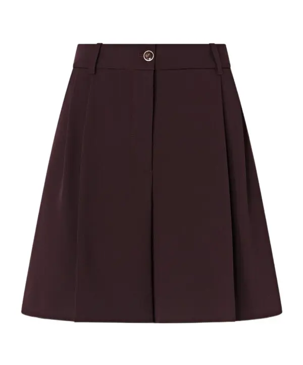 Pinko Pleated High-waisted Shorts