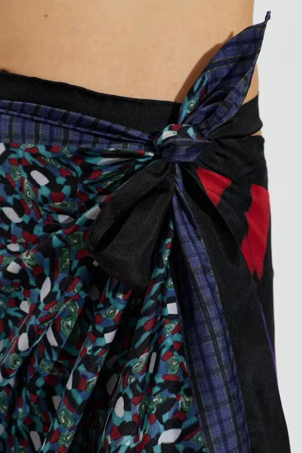 Dries Van Noten Patterned Skirt