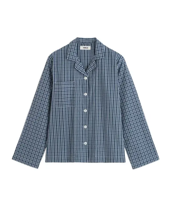 TEKLA Plaid Shirt Pajamas