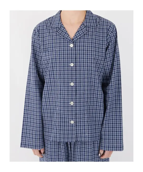 TEKLA Plaid Shirt Pajamas