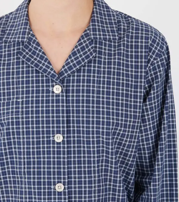 TEKLA Plaid Shirt Pajamas
