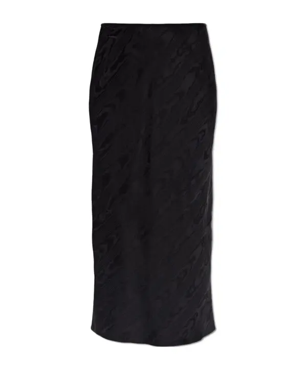 Dries Van Noten Draped Skirt - Black