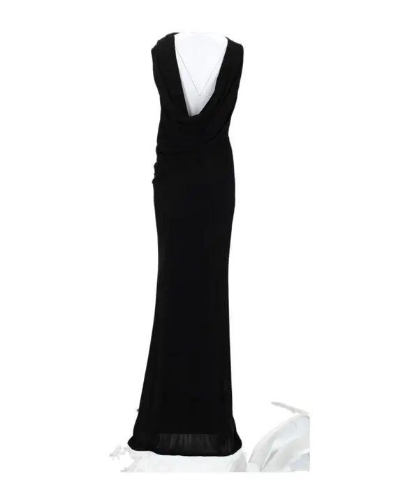 TOM FORD Draped Back Maxi Dress