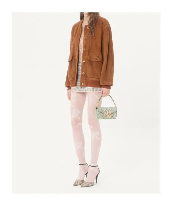 Valentino Garavani Locò Small Embroidered Shoulder Bag