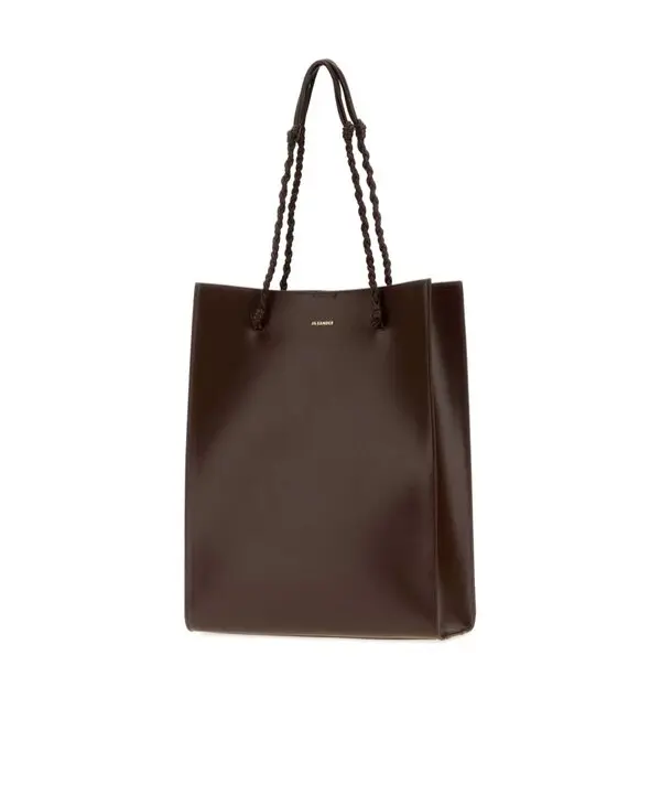JIL SANDER Leather Tangle Shopping Bag