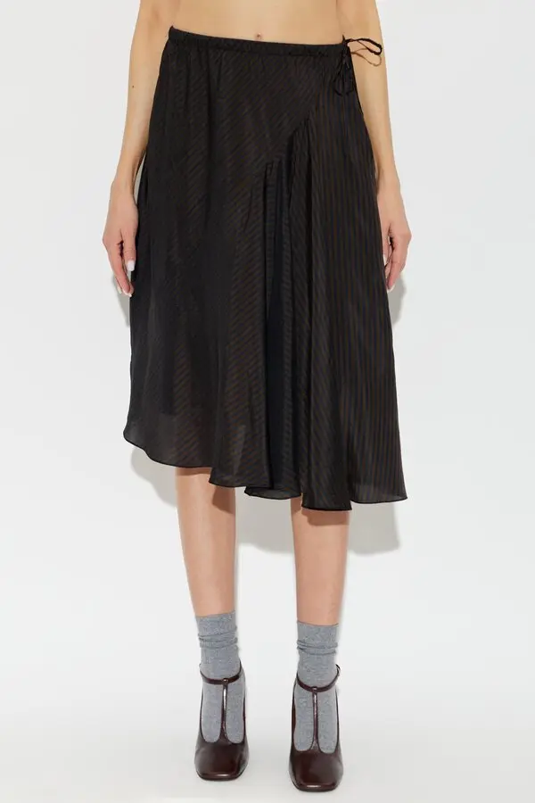 Dries Van Noten Striped Skirt