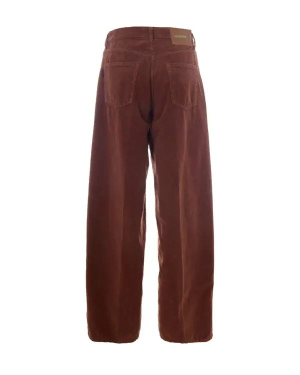 HAIKURE Logo Patch Wide-leg Trousers