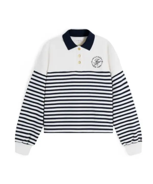 Tommy Hilfiger Striped Long-sleeve Polo Shirt