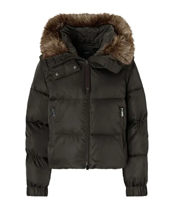 Pinko Faux-fur Puffer Jacket
