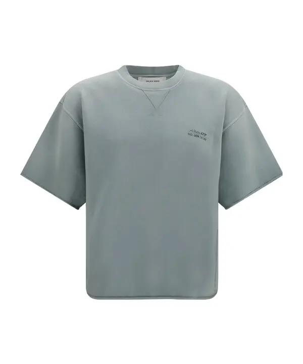 GOLDEN GOOSE Logo Printed Crewneck T-shirt - No