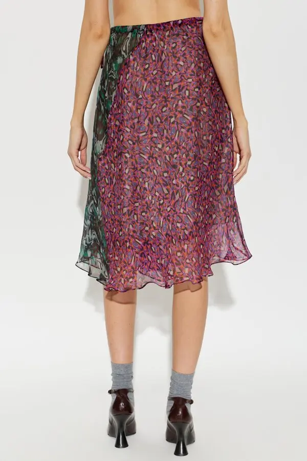 Dries Van Noten Patterned Skirt