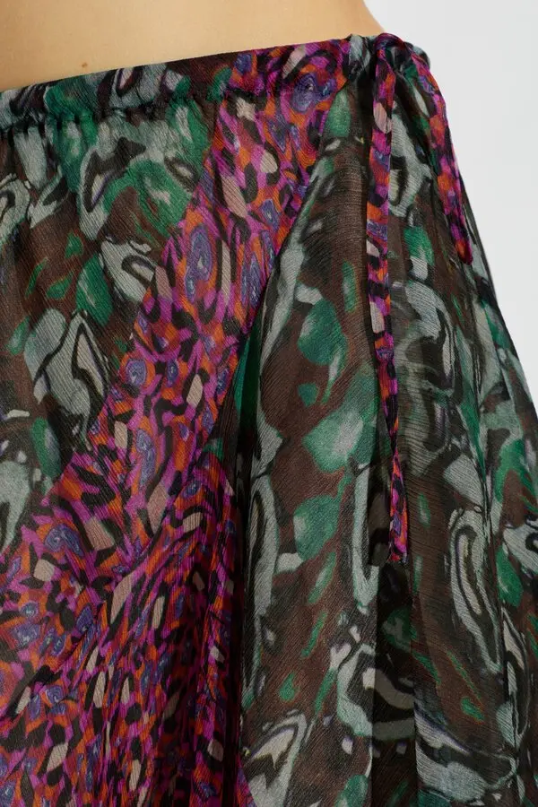 Dries Van Noten Patterned Skirt