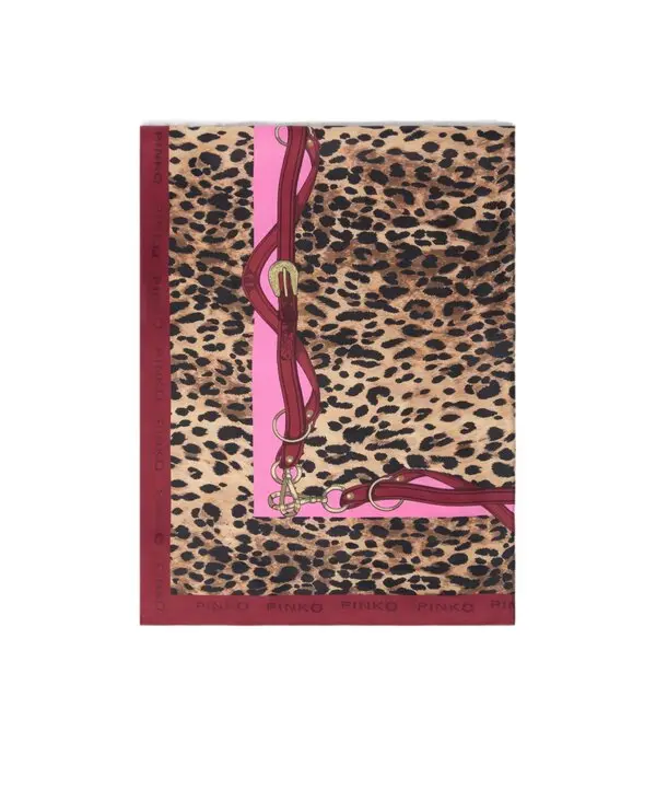 Pinko Leopard-print Scarf