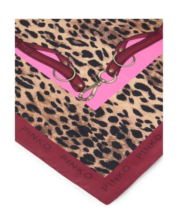 Pinko Leopard-print Scarf