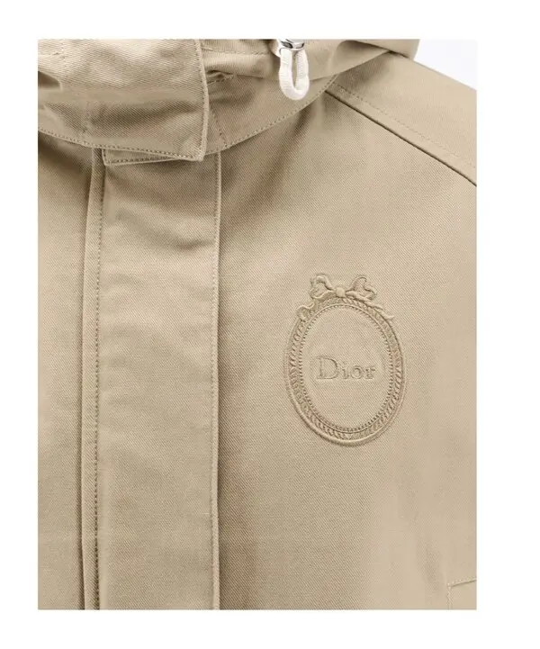 Dior Médaillon Hooded Jacket - Beige