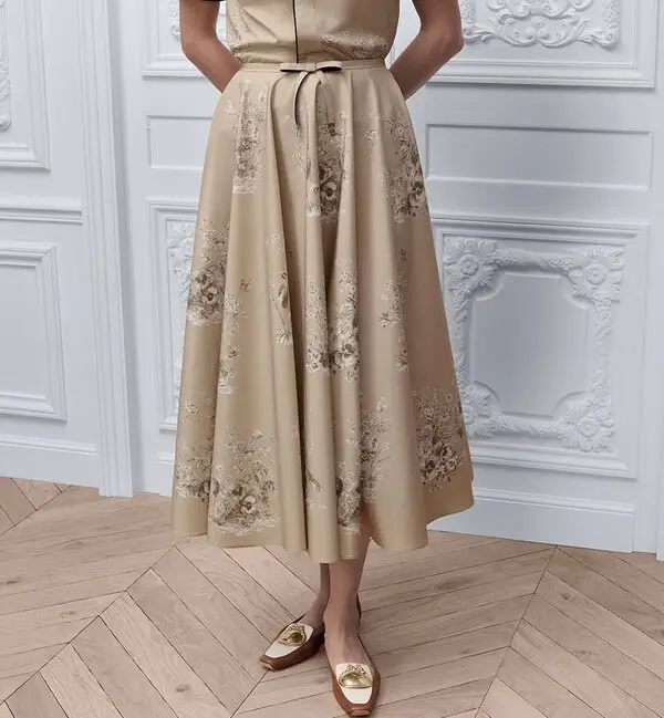 Dior Dioriviera Mid-length Flared Skirt
