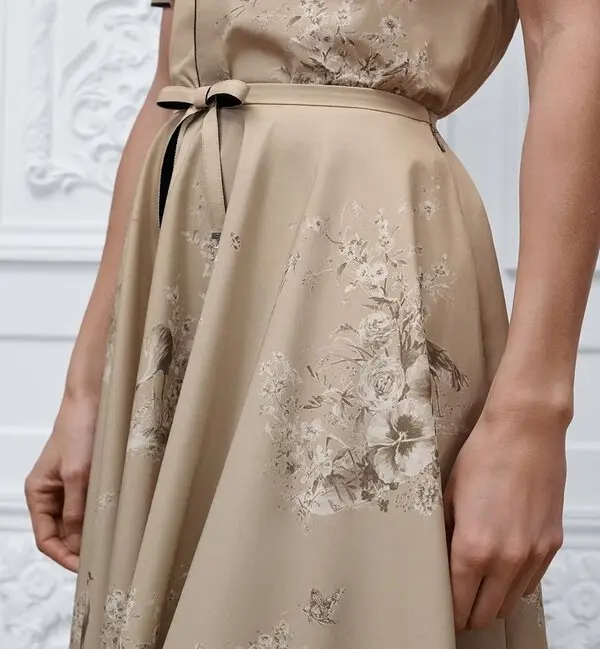 Dior Dioriviera Mid-length Flared Skirt